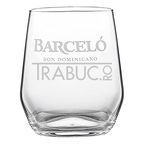 Set Rom Ron Barcelo Imperial 0.7L (2 pahare) | Trabuc.ro